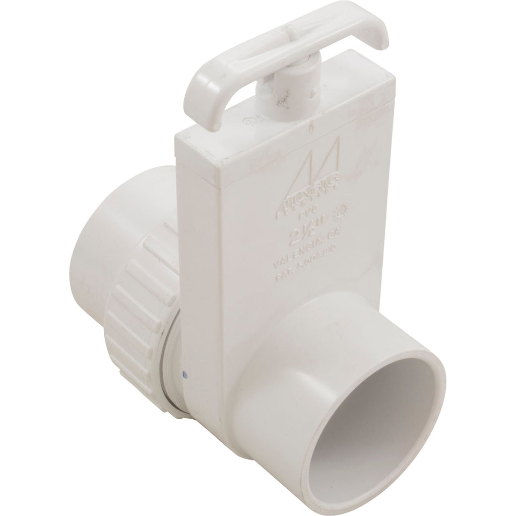 Magic Plastics UniBody Gate Valve [2-1/2" Union x 2-1/2" Spigot] [80ps