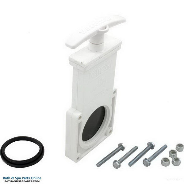 Valterra 6101 Pvc Gate Valve White 1-1/2 Slip 5 Valterra 6101X PVC Gate ...