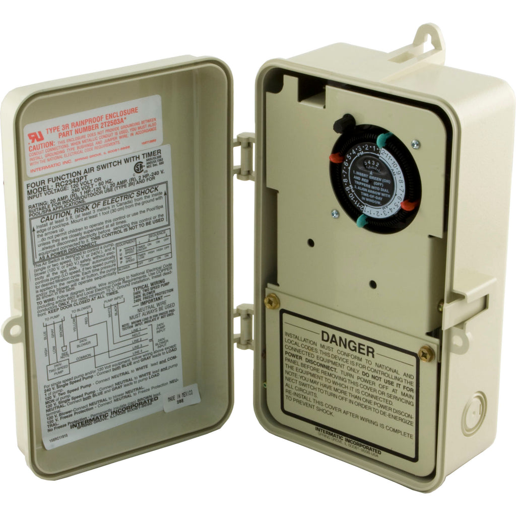 Intermatic Air Control Box [115v/230v] [Four Function,w/Timer] (RC2343
