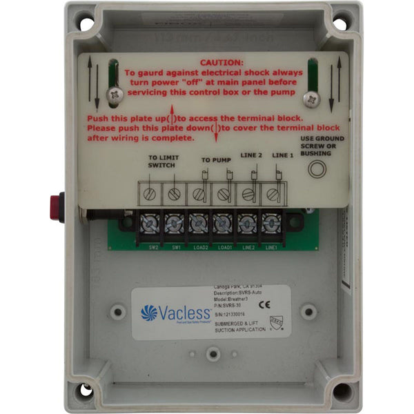 Vacless SVRS, Non-Adjustable Electric Vacuum Release [Center Thread]